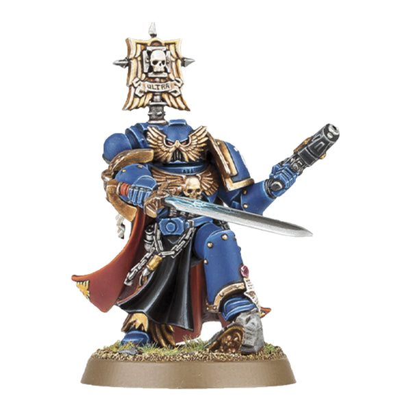 Warhammer 40K Space Marine Company Command Captain | Egg Head Minatures