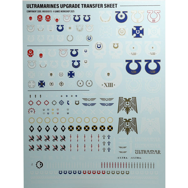 Warhammer 40K Games Workshop Ultramarines Upgrades & Transfers Transfe ...