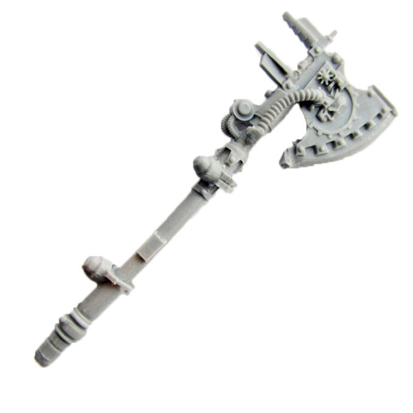 Warhammer 40K Forgeworld Mechanicum Myrmidon Secutor Power Axe C | Egg ...