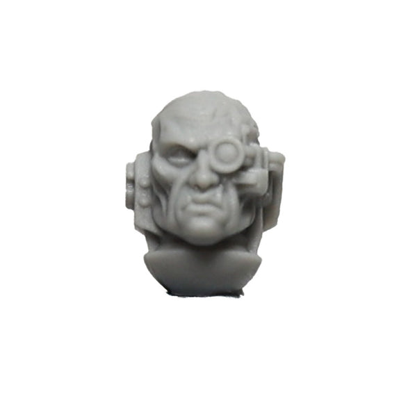 Warhammer 40K Forgeworld Space Marine Iron Warriors MKVI Head Bare B ...