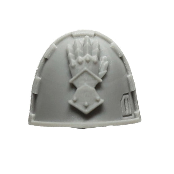 Warhammer 40K Space Marine Forgeworld Iron Hands MKVI Shoulder Pad D ...