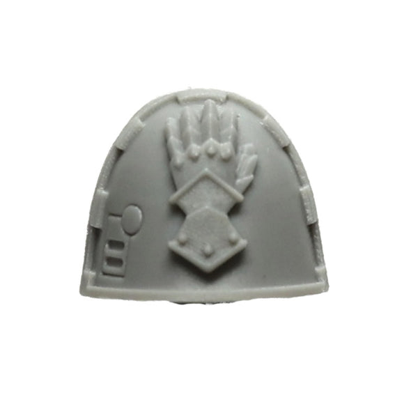Warhammer 40K Space Marine Forgeworld Iron Hands MKVI Shoulder Pad E ...