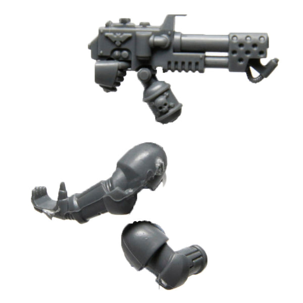 Warhammer 40K Space Marine Assault Squad Flamer B | Egg Head Minatures