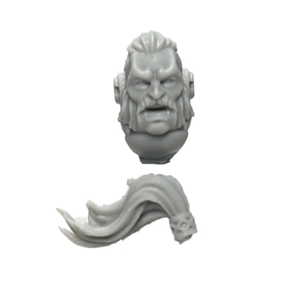 Warhammer 40K Marines Forgeworld Space Wolves MKVI Head Bare A OOP ...