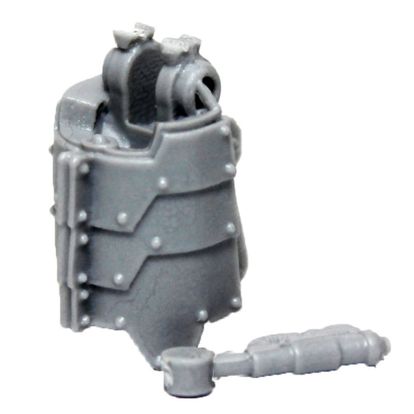 Warhammer 40K Space Marine Iron Warriors Iron Circle Domitar Lower Leg ...