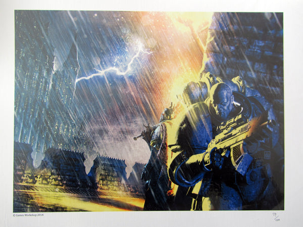 Warhammer 40k Horus Heresy Scripts Volume II A3 Limited Edition Art Pr ...