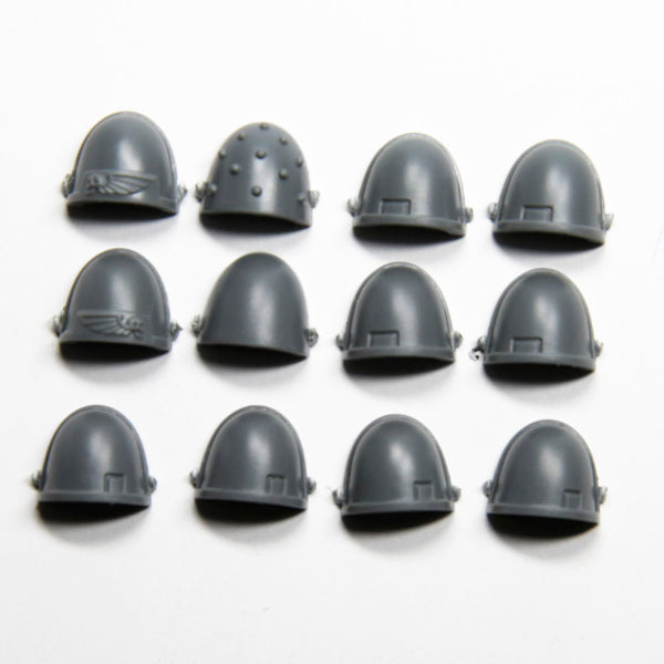 Warhammer 40K Space Marine Assault Squad Shoulder Pads | Egg Head Minatures